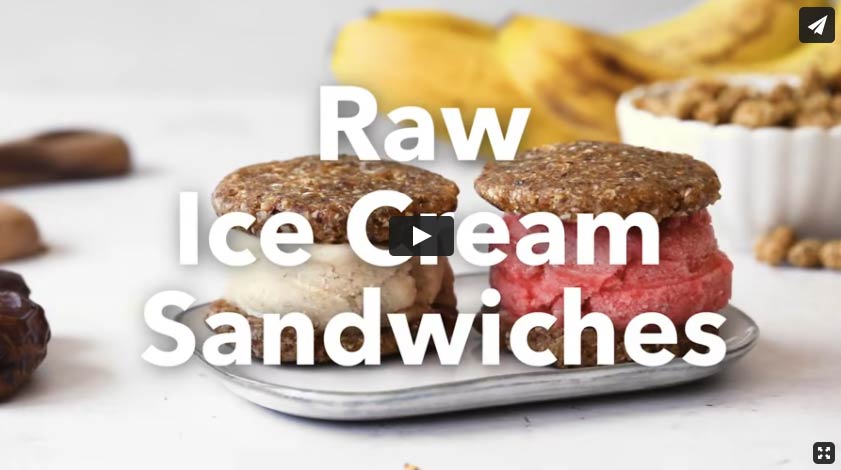 Raw Ice Cream Sandwiches